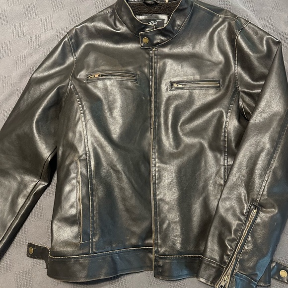 Black Rivet | Jackets & Coats | Black Rivet Black Bomber Jacket With ...